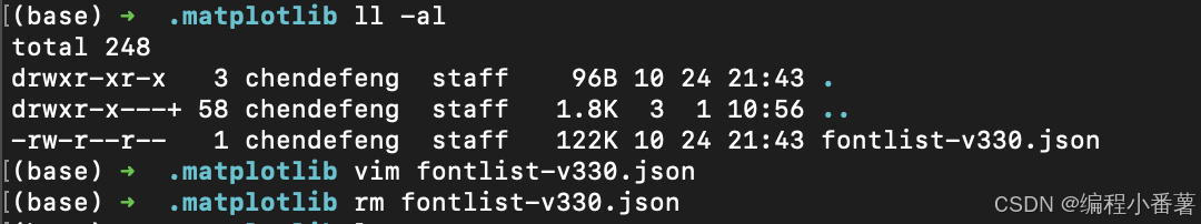 Mac【matplotlib字体报错问题】findfont:Generic family ‘sans-serif‘ not found because none of the ...