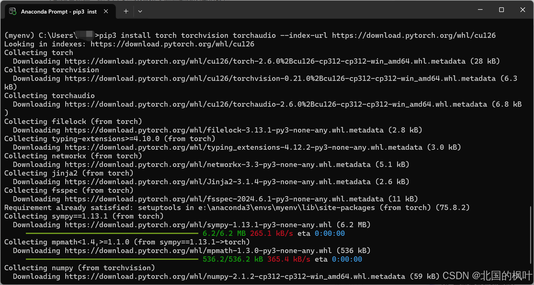pytorch安装时报错找不到满足要求的版本：No matching distribution found for torch-CSDN博客