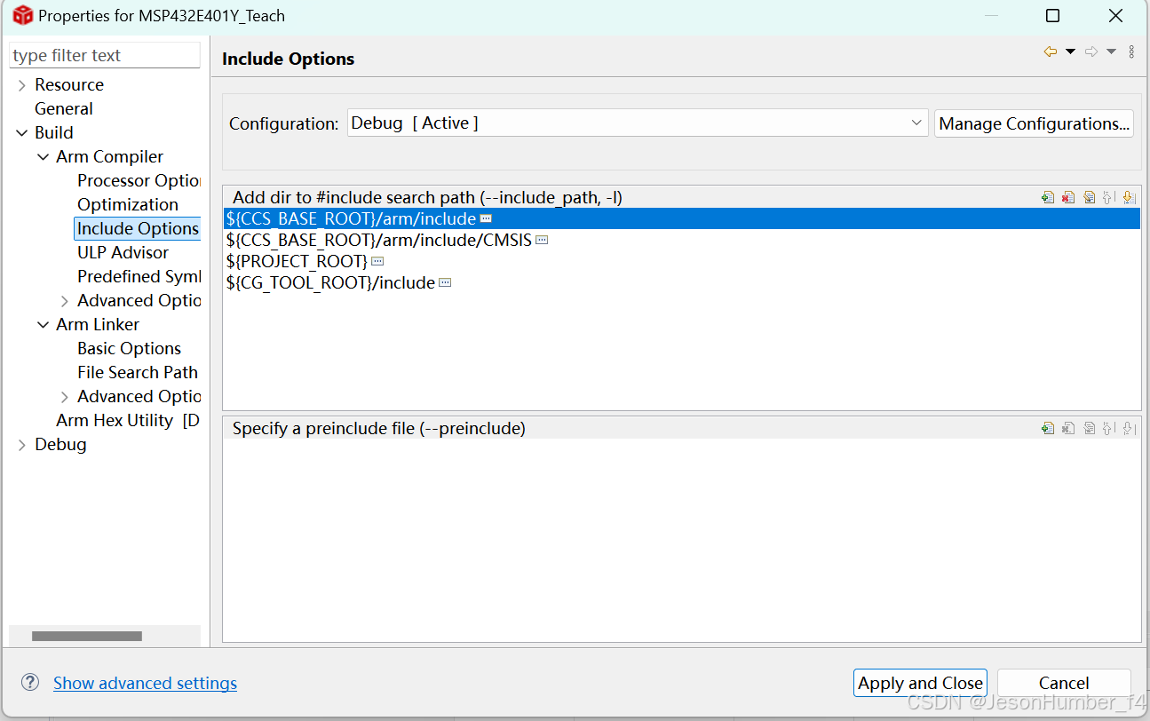 Code Composer Studio的环境配置（CCS12.7.1）（以MSP432E401Y及其官方SDK导入配置）-CSDN博客