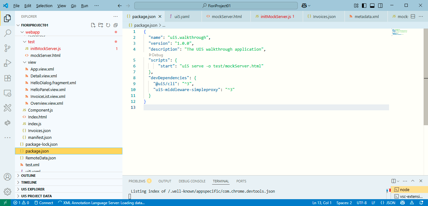 SAP学习笔记 - 开发34 - 前端Fiori开发 Mock Server Configuration（Mock 服务器配置），Metadata.xml 的作用_如何搭建Fiori开发 ...