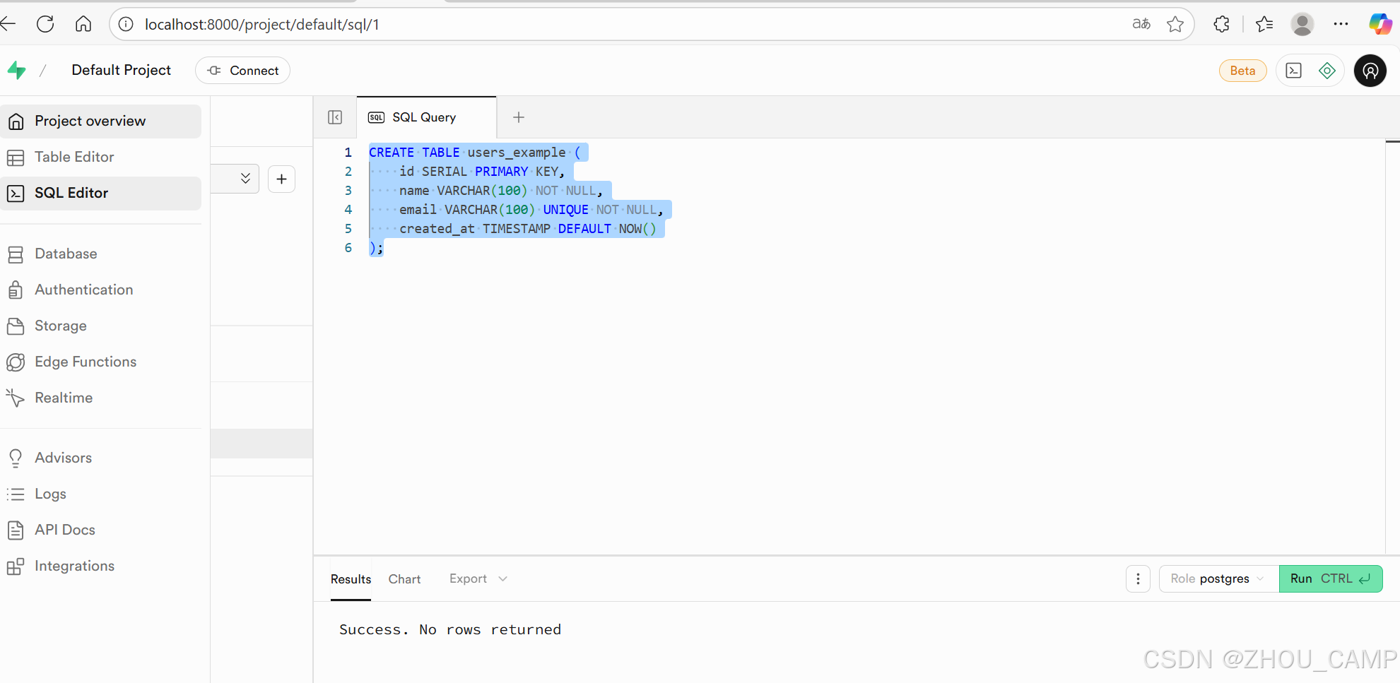 windows中部署supabase与测试_supabase国内怎么部署-CSDN博客