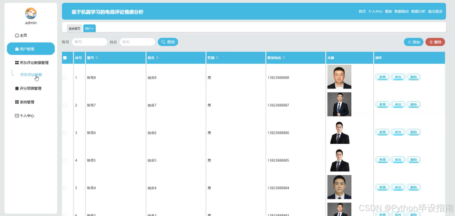 基于机器学习的电商评论情感分析系统-CSDN博客