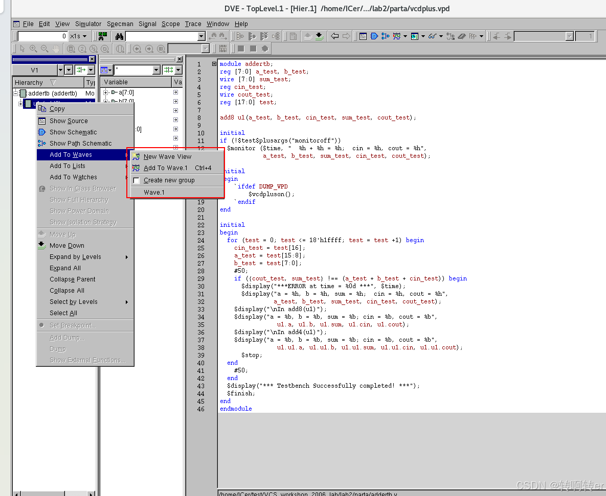 数字IC学习记录（4）之VCS_lint检查verilog-CSDN博客