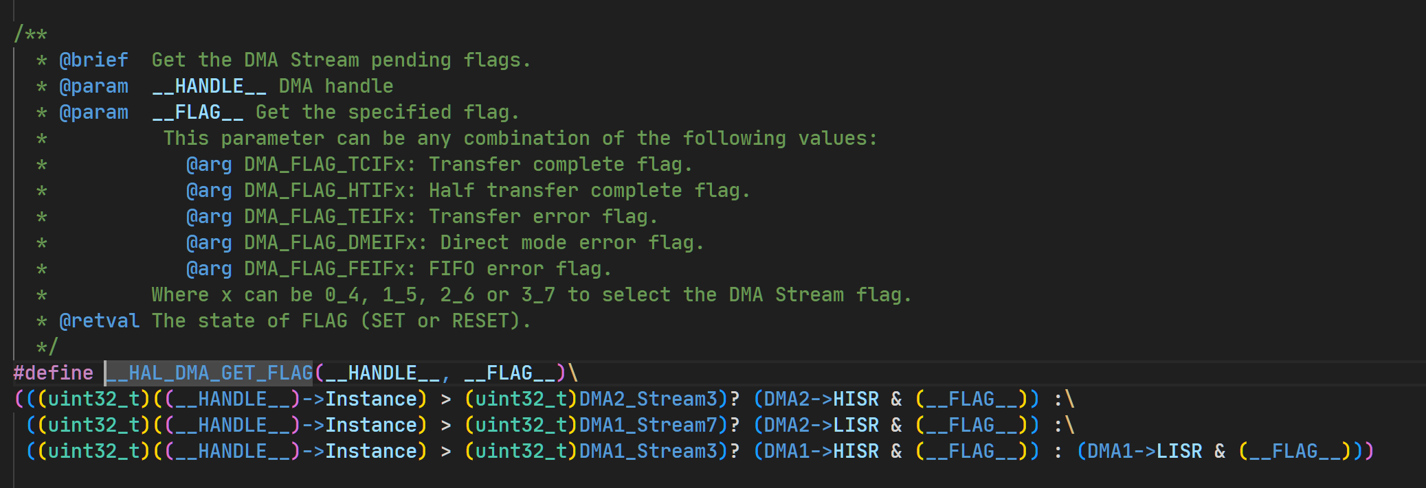 __HAL_DMA_GET_FLAG的BUG-CSDN博客
