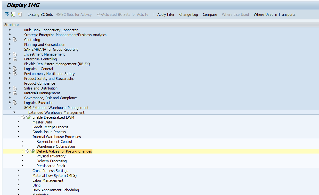 SAP EWM后台配置研习之Default Values for Posting Changes-CSDN博客