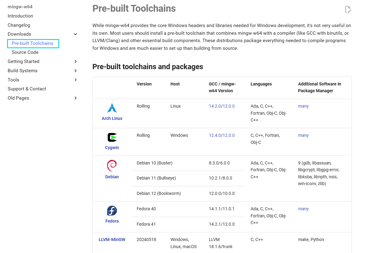 Mingw下载及使用-CSDN博客