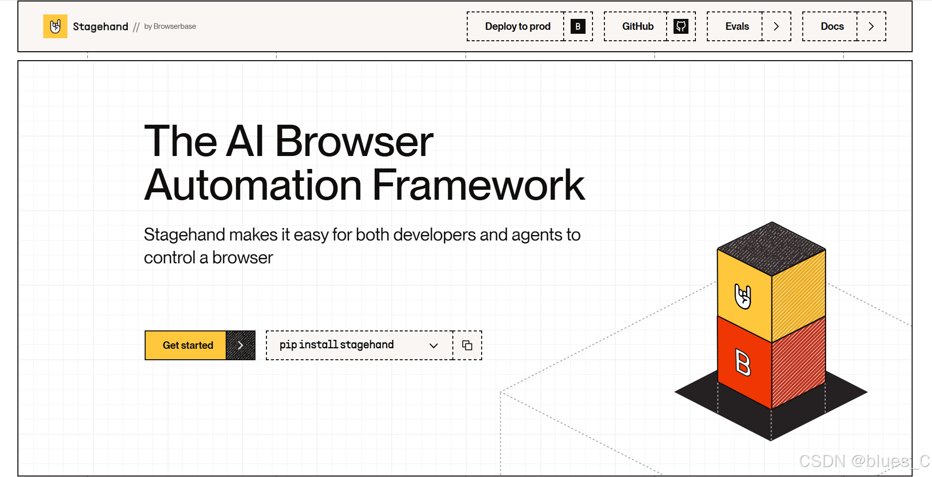 Stagehand（Python版）：Web自动化AI测试框架「喂饭教程」_stagehand python-CSDN博客