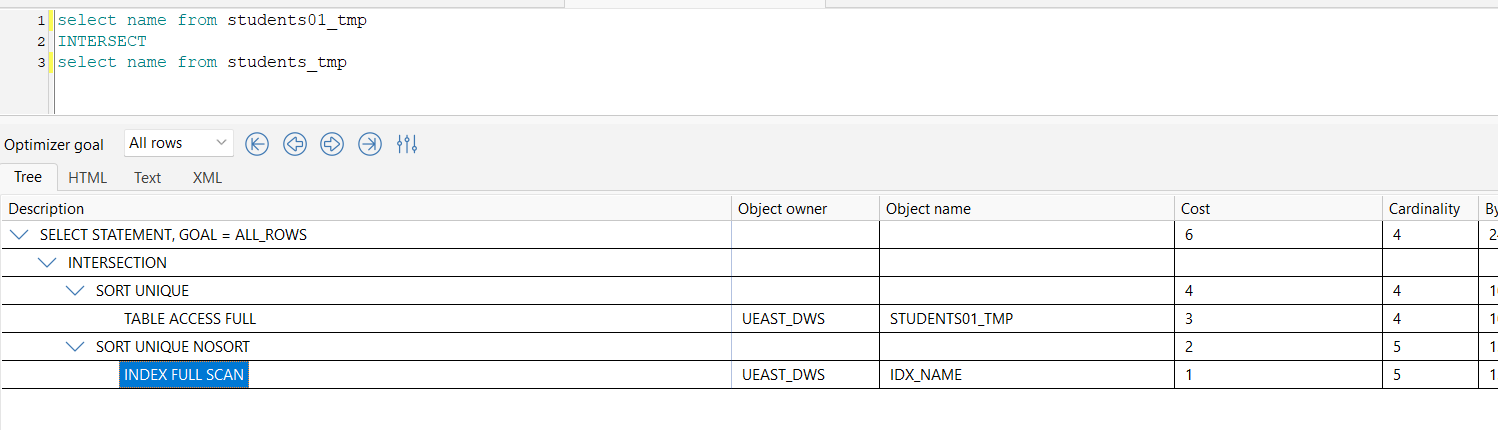 Oracle 获取查询结果的交集 INTERSECT_oracle intersect-CSDN博客