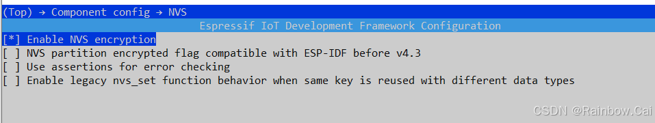 【ESP32 v3.1】基于 esptool 完成 Flash Encrypted（Development）+ SecureBoot V2 + NVS Encrypted_esp32 ...