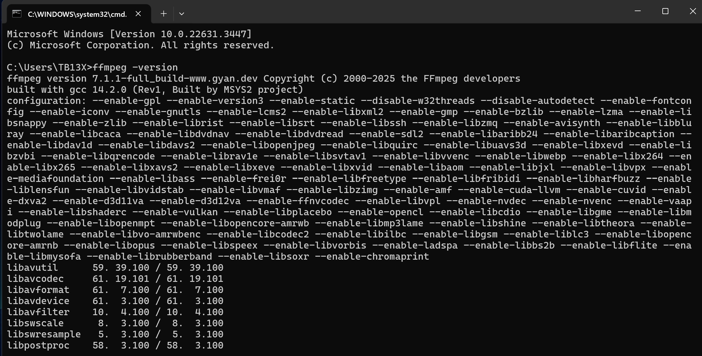 windows系统下ffmpeg的安装和使用（视频切帧）_ffmpeg怎么打开-CSDN博客