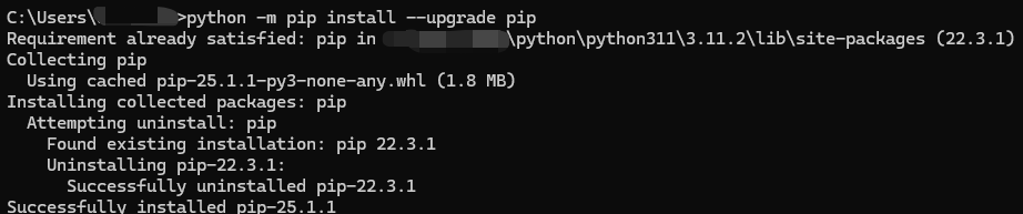 成功解决 Fatal error in launcher: Unable to create process using “xxx\python.exe“ “xxx\pip.exe“ list ...