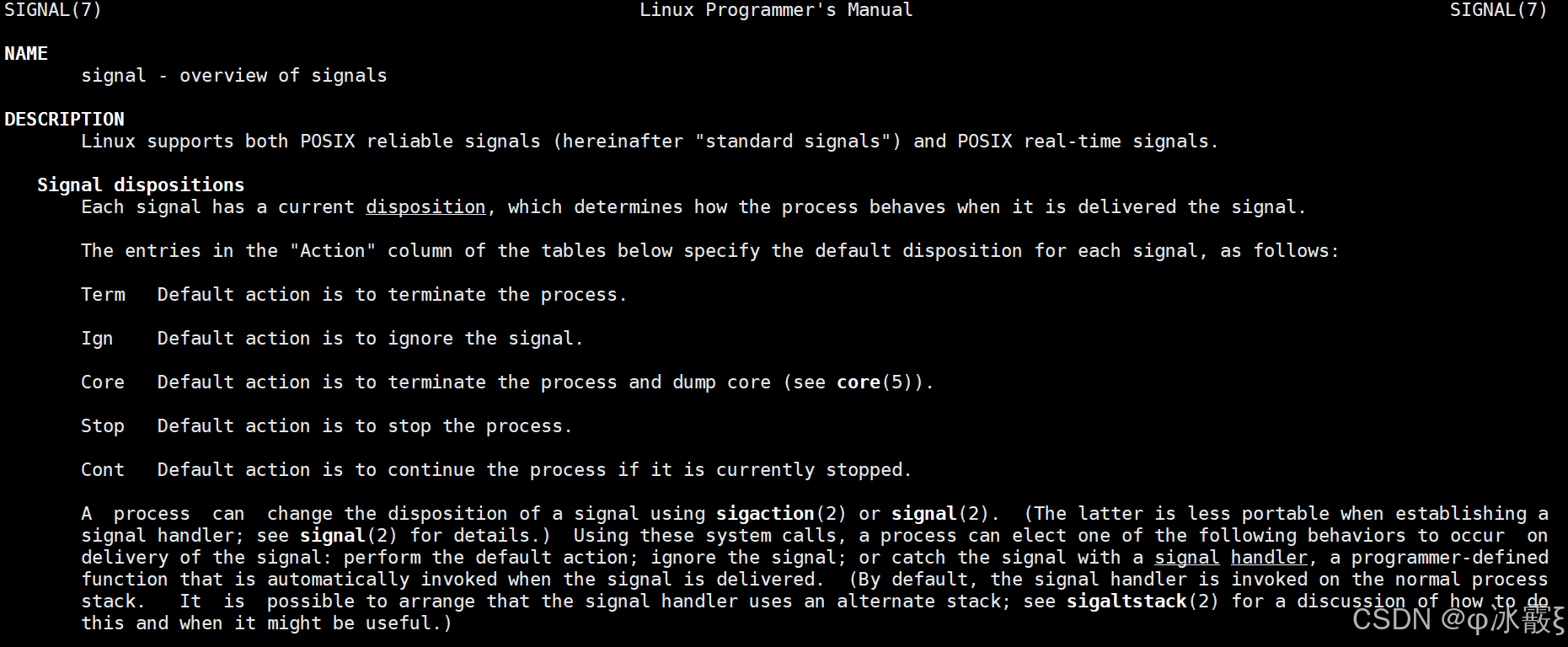 Linux进程信号-CSDN博客