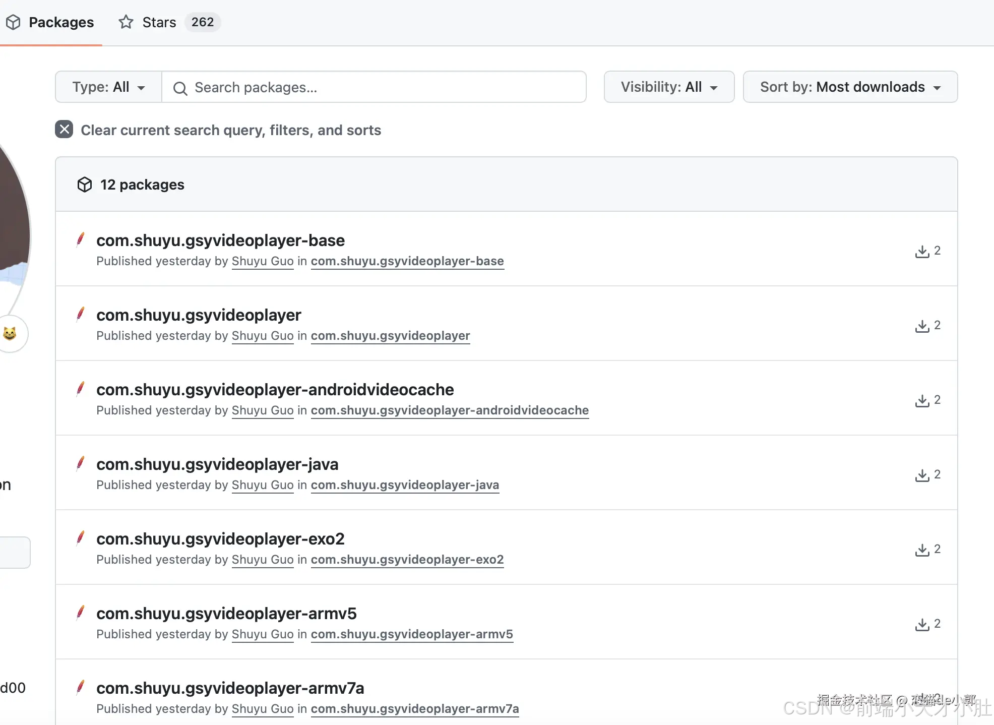 Android 托管 Github Action 发布 Github Packages ，实现 Mvn 免费自动化托管_github package maven-CSDN博客