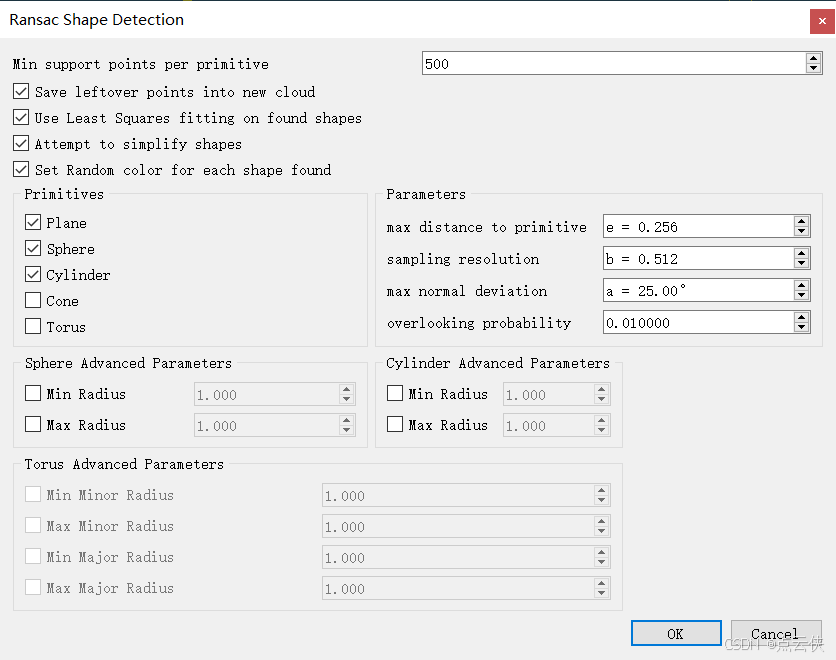 CloudCompare——点云的高效RANSAC形状检测【2025最新版】_cloudcompare ransac-CSDN博客