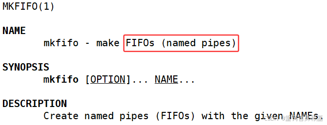 【linux】进程间通信（二）命名管道，mkfifo_mkfifo命名管道-CSDN博客