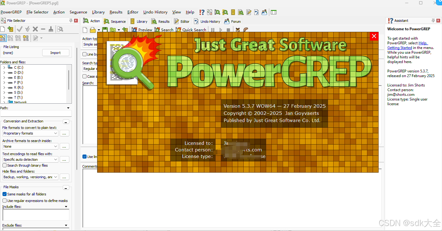 PowerGREP 5.3.7 + RegexBuddy + RegexMagic-CSDN博客