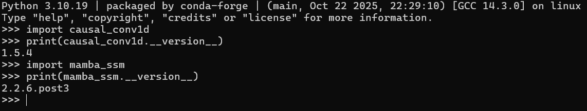 windows环境下mamba环境的配置参考整理与Causal_conv1d和mamba_ssm的编译好版本给出_mamba有win版本的么-CSDN博客
