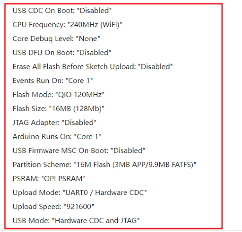 Arduino IDE 开发 ESP32S3 笔记_bps 230400 512000-CSDN博客