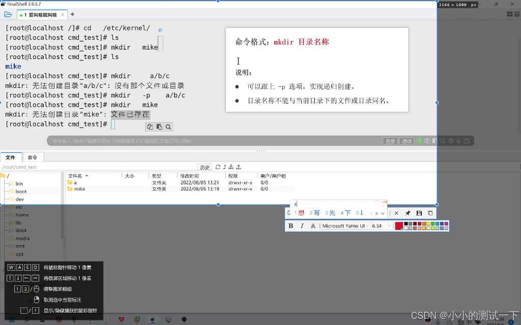 Linux命令（touch,mkdir,rm和mv）_linux touch和mkdir-CSDN博客