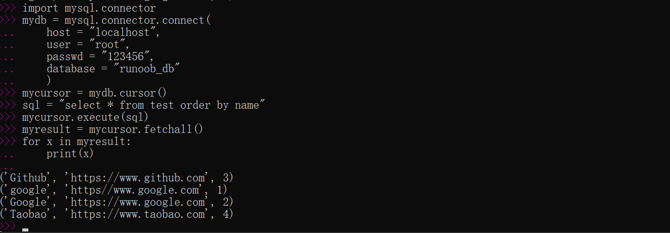 Python MySQL -CSDN博客