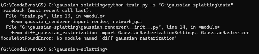 电脑小白3DGS高斯泼溅项目复现_3dgs复现-CSDN博客