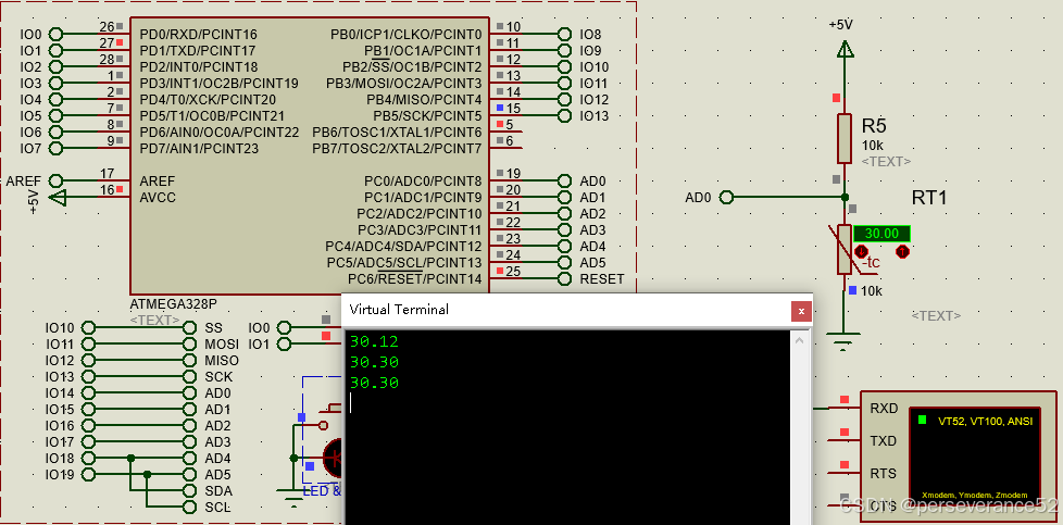 【Proteus仿真】STC51单片机NTC温度采集_单片机学习手稿-CSDN专栏