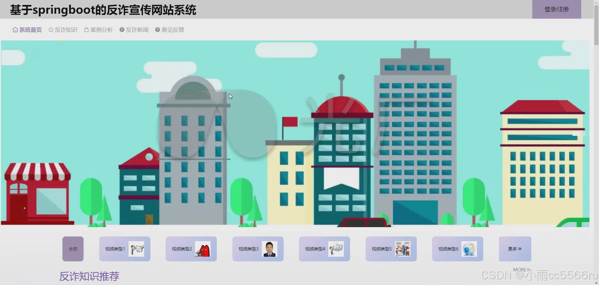 Javaweb Pythonvuenodejs基于springboot的反诈宣传网站系统php基于pythonvue开发的反诈视频宣传管理系统 Csdn博客