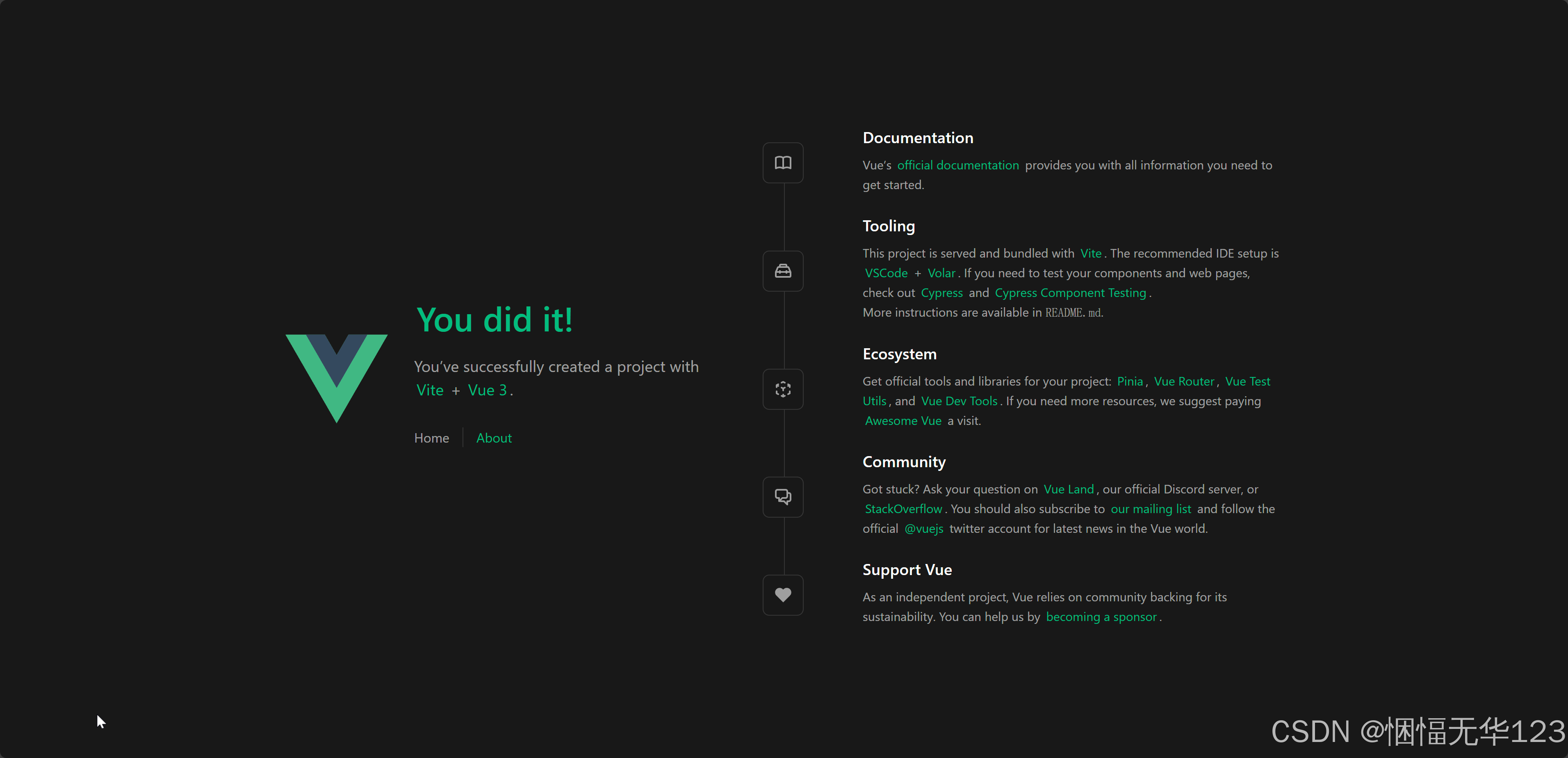 如何创建一个vue项目_npm创建vue项目-CSDN博客
