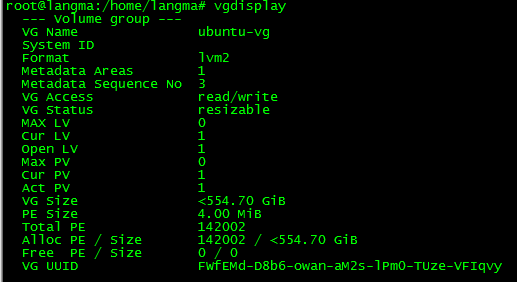Ubuntu 24.04扩容lvm空间_ubuntu lvm-CSDN博客