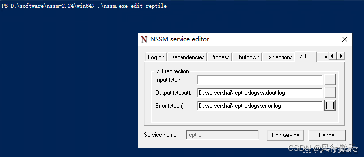 nssm的简单使用-CSDN博客