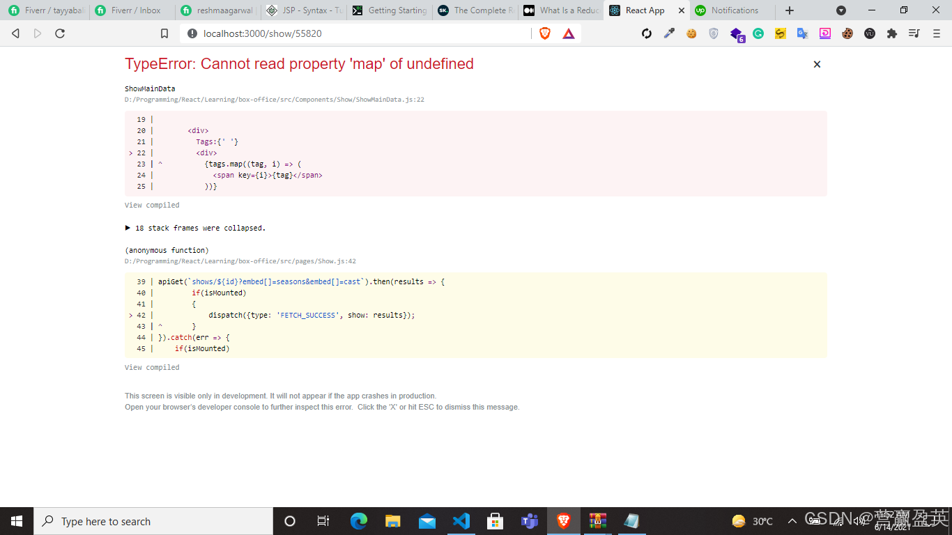 My Code Gives Typeerror Cannot Read Property ‘map‘ Of Undefined In Reactjstypeerror Cannot