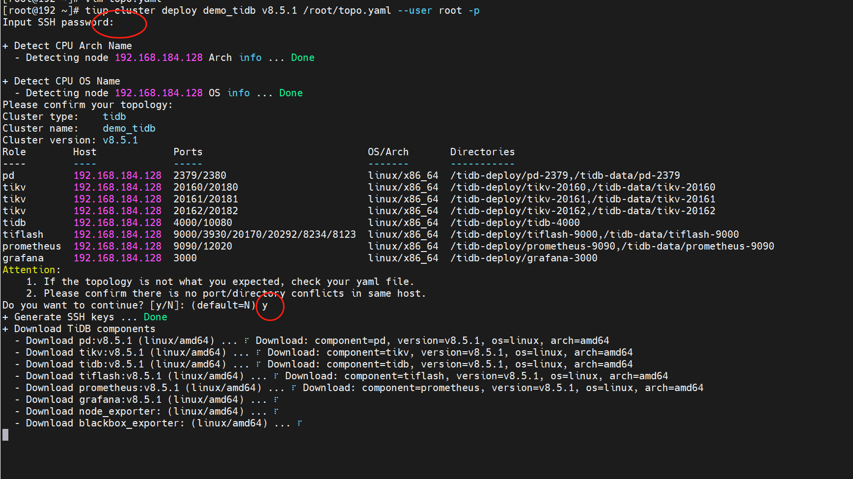 TiDB【快速体验安装篇】04：TiDB【单机模拟部署生产环境集群】【离线】安装部署_tidb单机部署-CSDN博客