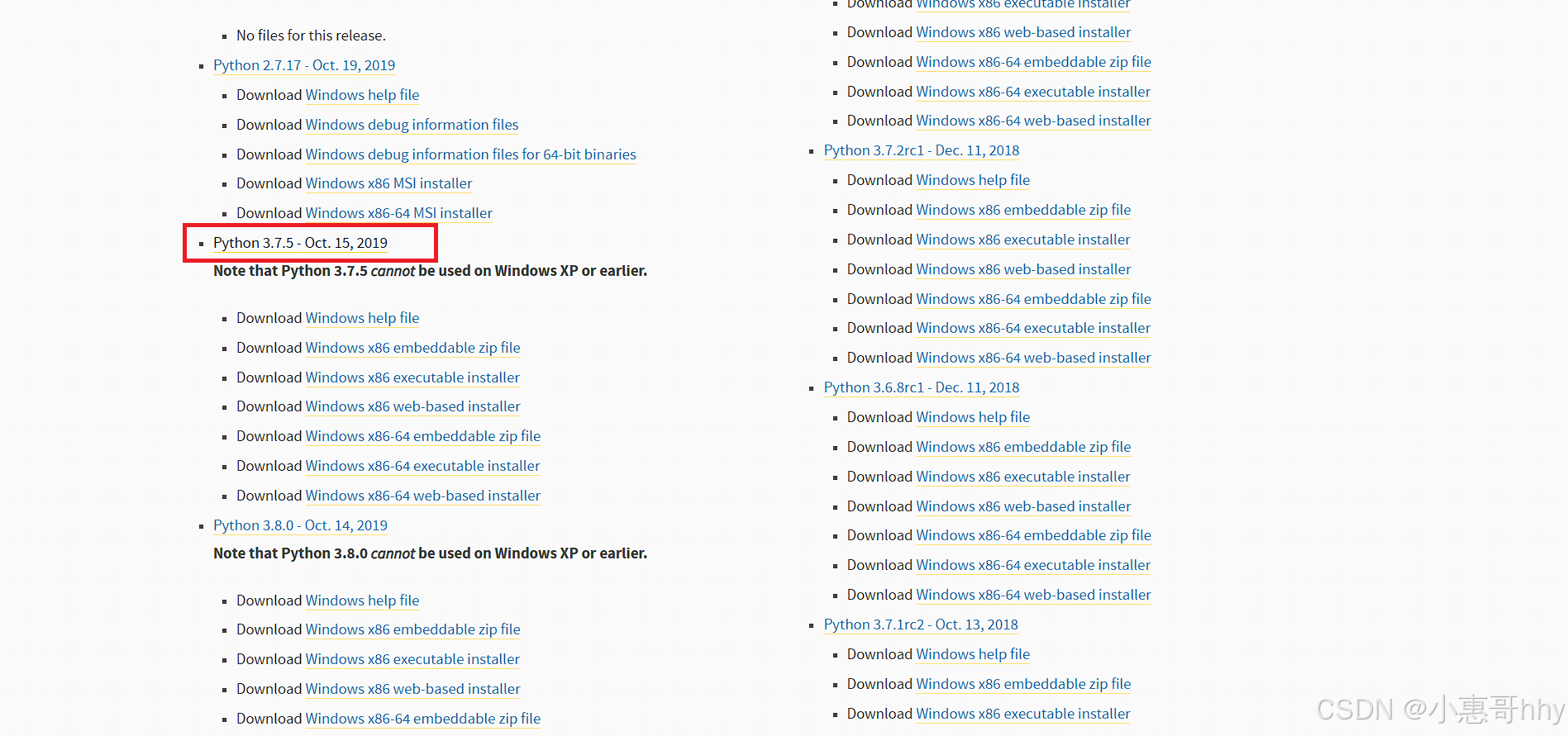 手把手教你安装python_note that python 3.9+ cannot be used on windows 7 -CSDN博客