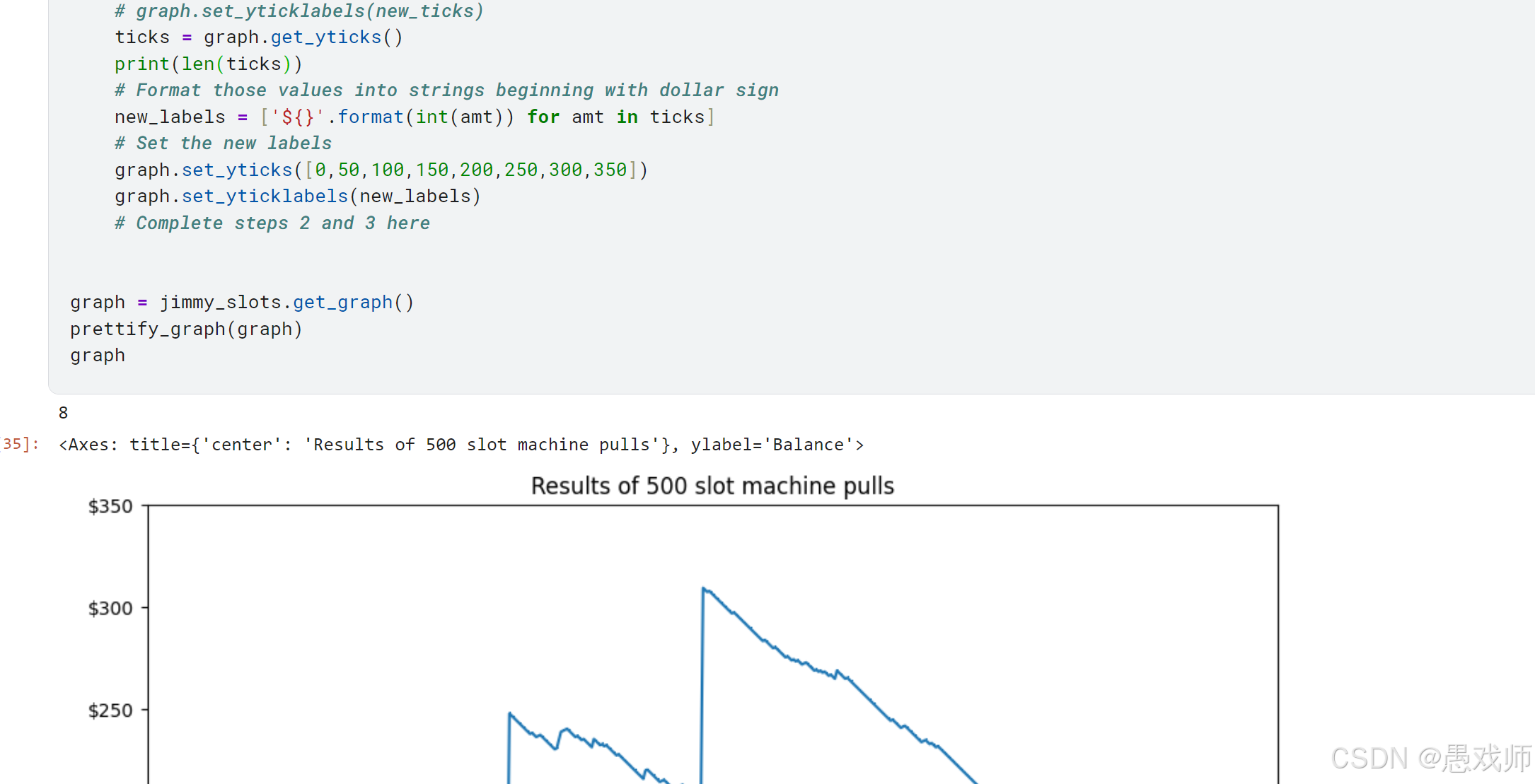UserWarning: FixedFormatter should only be used together with FixedLocator graph.set_yticklabels ...