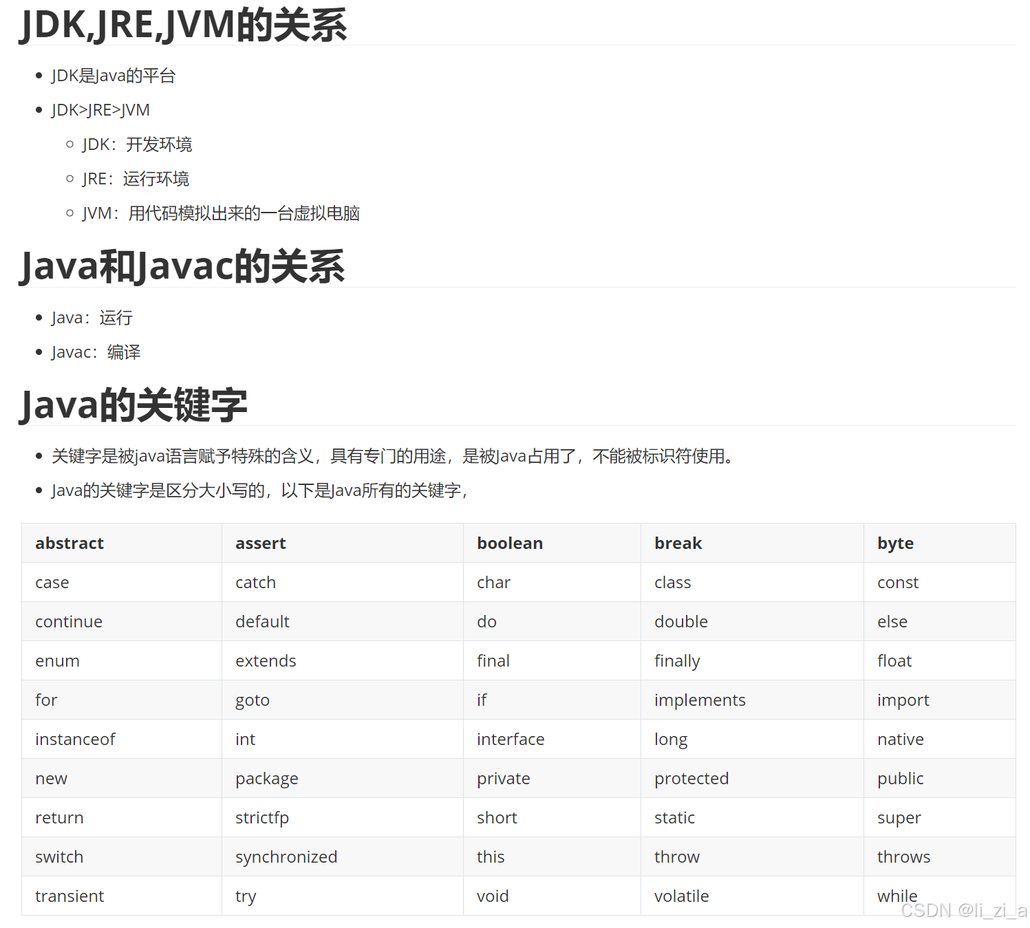 Java基础-CSDN博客