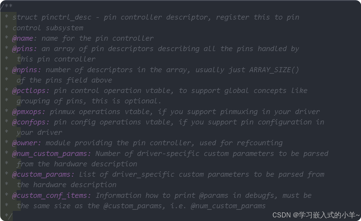 linux驱动-pinctrl子系统（前置理论pinctrl_desc）_linux 查看pinctrl 设备描述结构体-CSDN博客