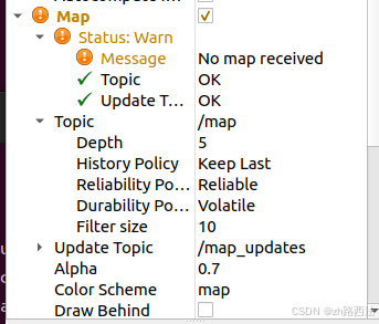 【ROS2 核心知识】关于lifecycle_node和话题QoS profile的扩展和杂谈-- nav2_map_server的配置_waiting on external ...