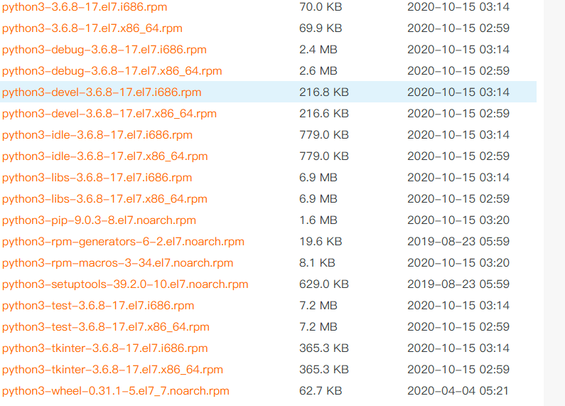 centos7离线环境下安装python3（rpm包安装）_centos7离线安装python3-CSDN博客