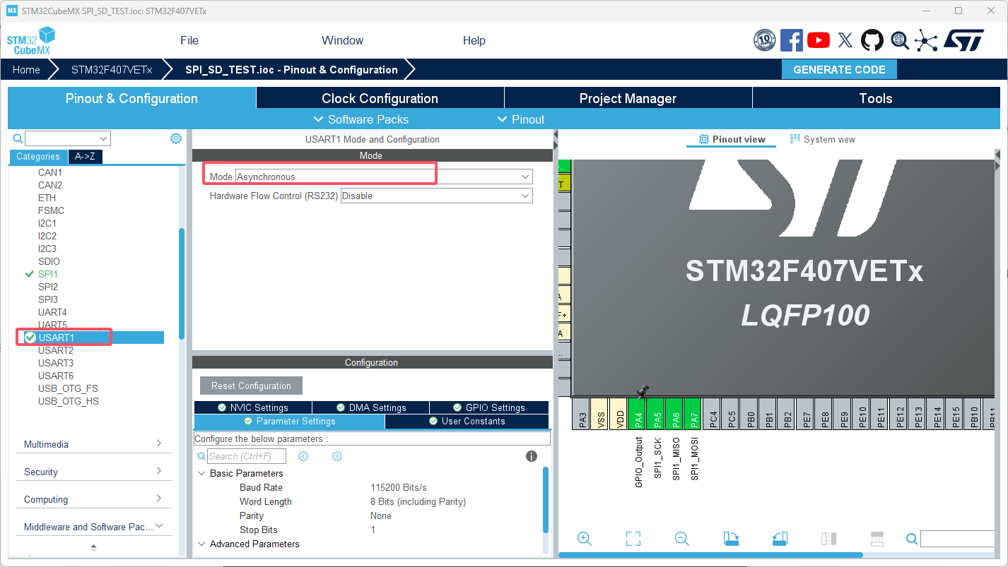 STM32 CUBEMX SPI读写SD卡并挂载FATFS（从0开始）_sdcard spi hal-CSDN博客