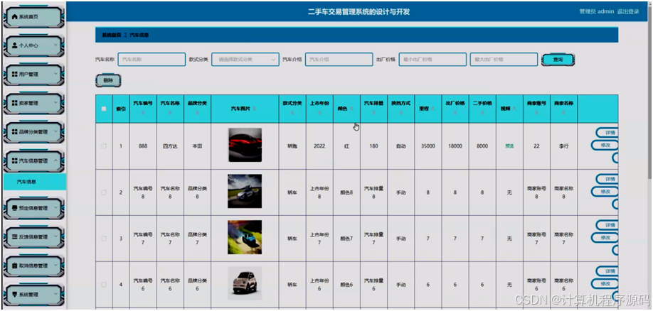 计算机毕业设计springboot二手车交易管理系统的设计与开发 二手机动车交易管理平台 旧车交易综合管理系统二手车管理系统的系统用例图 Csdn博客