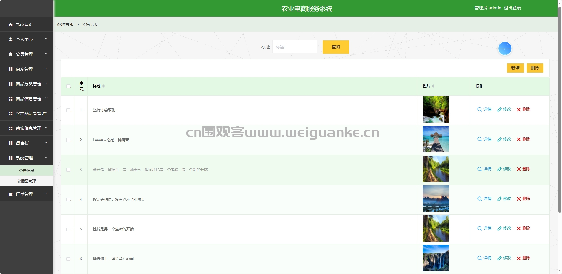 农业电商服务系统-ssm+app-CSDN博客