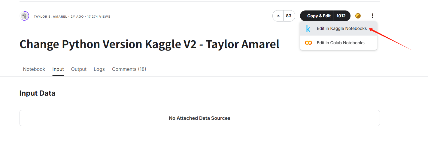 Kaggle平台搭建指定python版本cuda版本pytorch版本kaggle 可以指定 Python 以及 Pytorch 的版本么 Csdn博客 3254