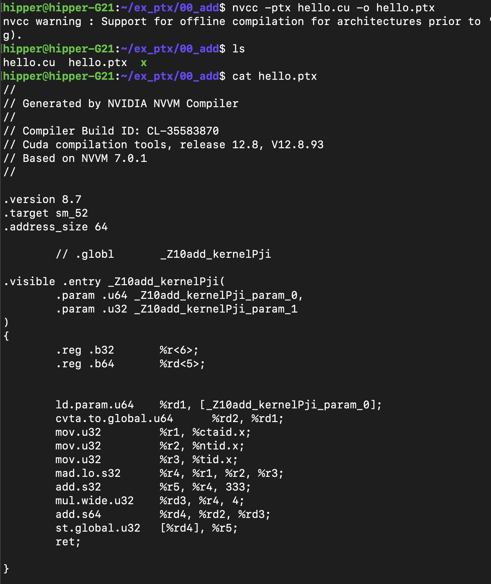 ptx 简介 01，CUDA ptx 基础 _ptx教程-CSDN博客