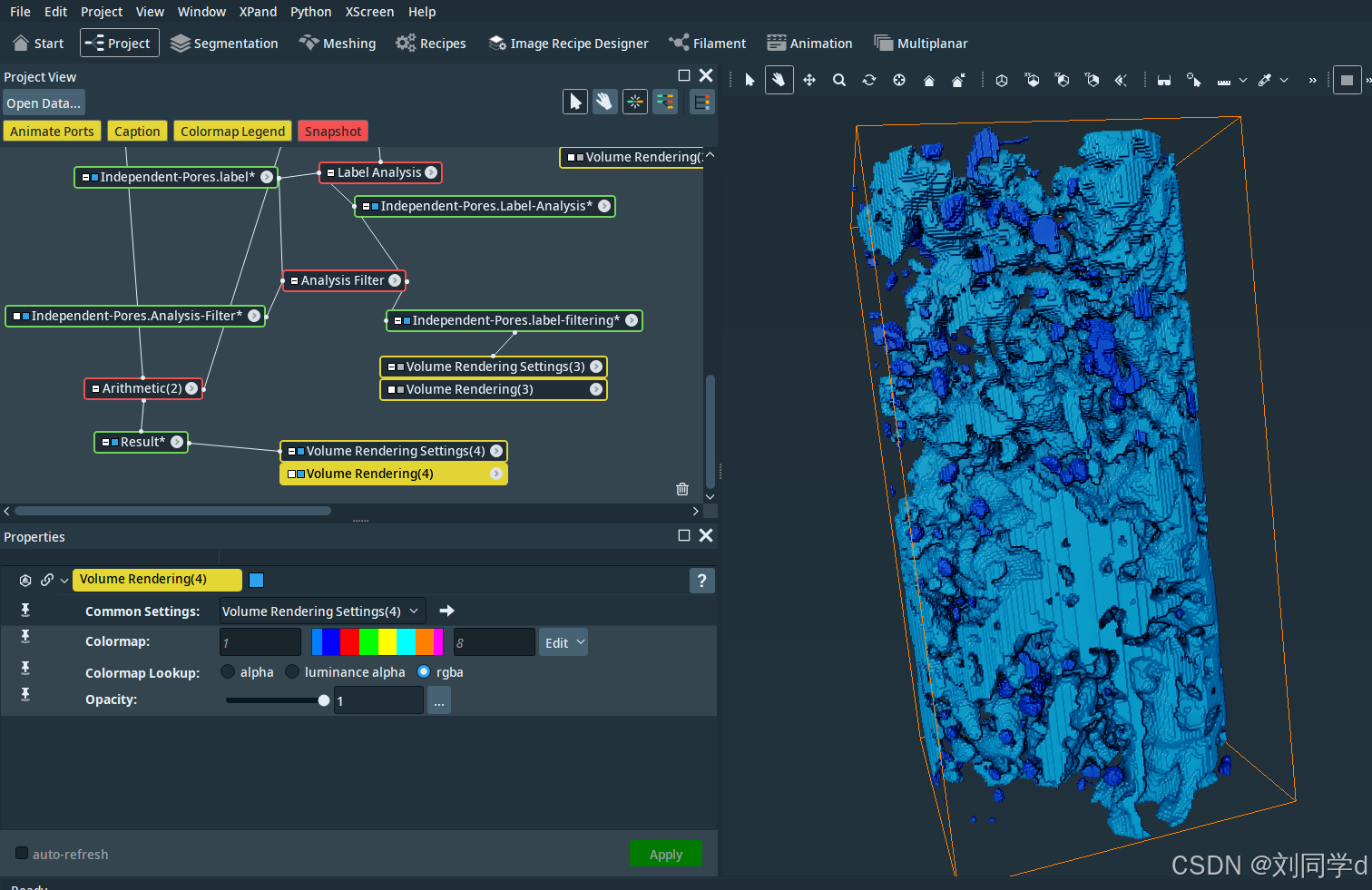 一、Avizo连通孔隙和孤立孔隙分析-CSDN博客