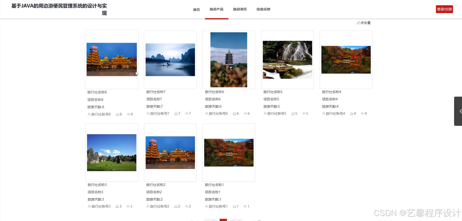 Nodejs基于java的周边游便民管理系统的设计与实现程序论文 可用于毕业设计 Csdn博客