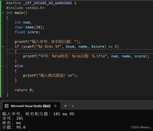 C语言笔记（五）：printf()和scanf()-CSDN博客