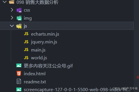 基于Echarts+HTML5可视化数据大屏展示-销售大数据分析-CSDN博客