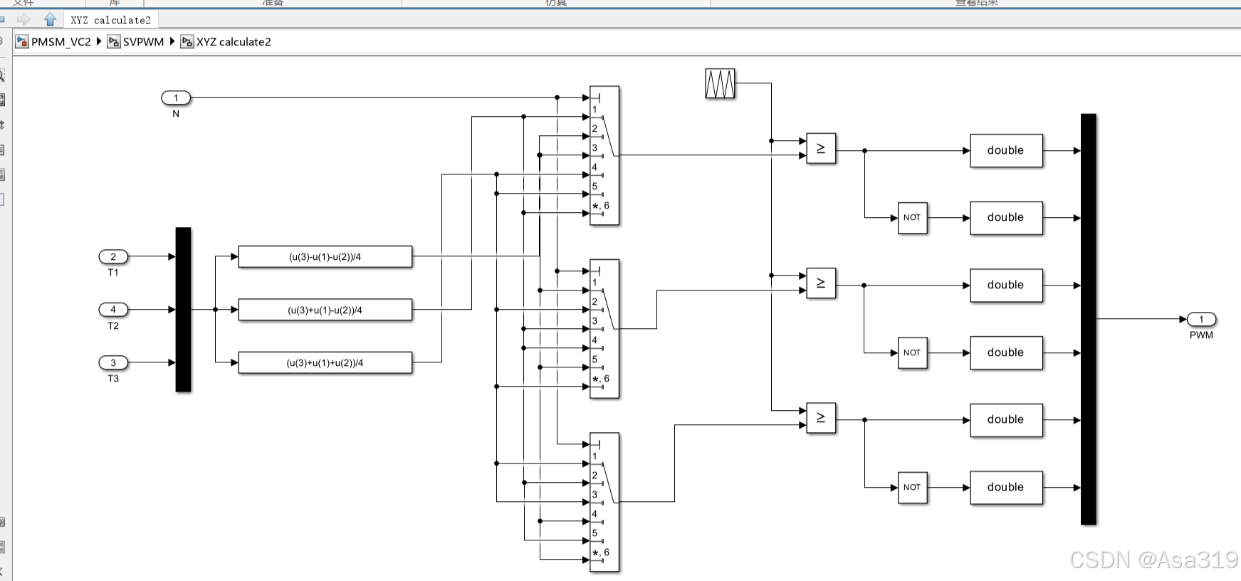 SVPWM的Simulink仿真_dq0 to alpha-beta-zero-CSDN博客