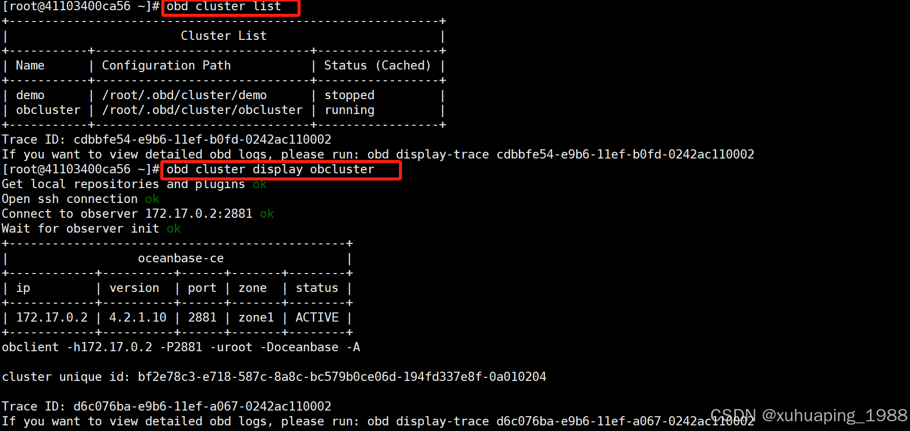Docker方式部署OceanBase数据库_oceanbase docker-CSDN博客