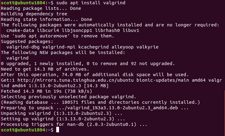 ubuntu1804环境Vilgrind安装_ubuntu下编译安装valgrind-CSDN博客